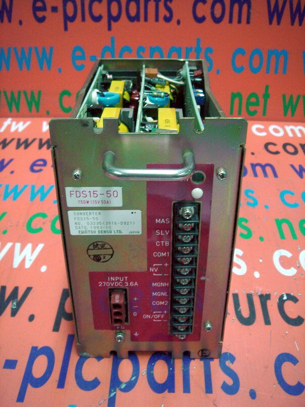 FUJITSU FDS15-50 - PLC DCS SERVO Control MOTOR POWER SUPPLY IPC ROBOT